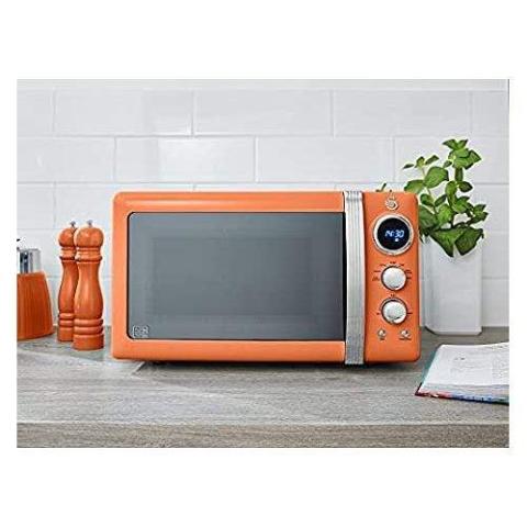 Swan | Retro 20L Orange Digital Microwave- (N) | Deluxe Nigeria
